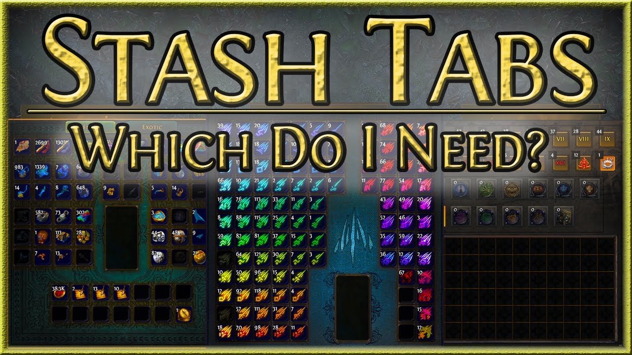 Stash Tabs 101 - YouTube