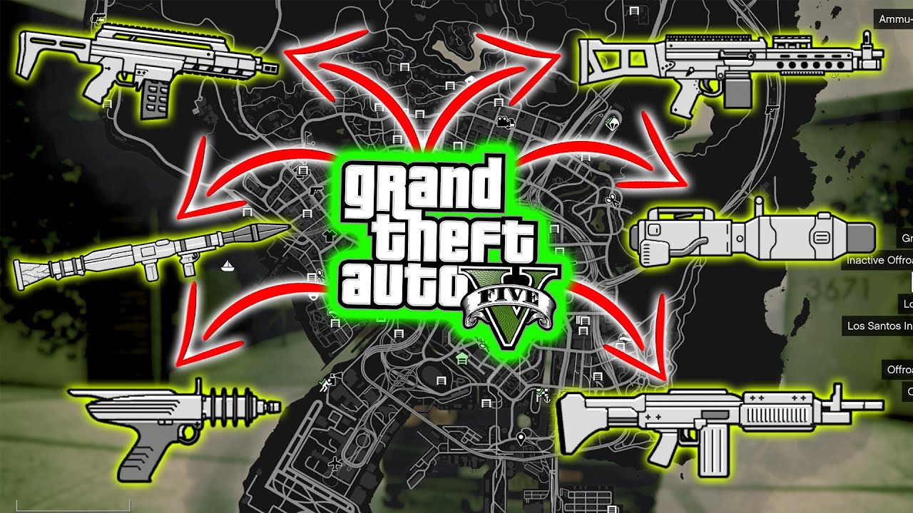 GTA V - 2025 Updated Rare Weapon Location in Story Mode! (Widomaker ...