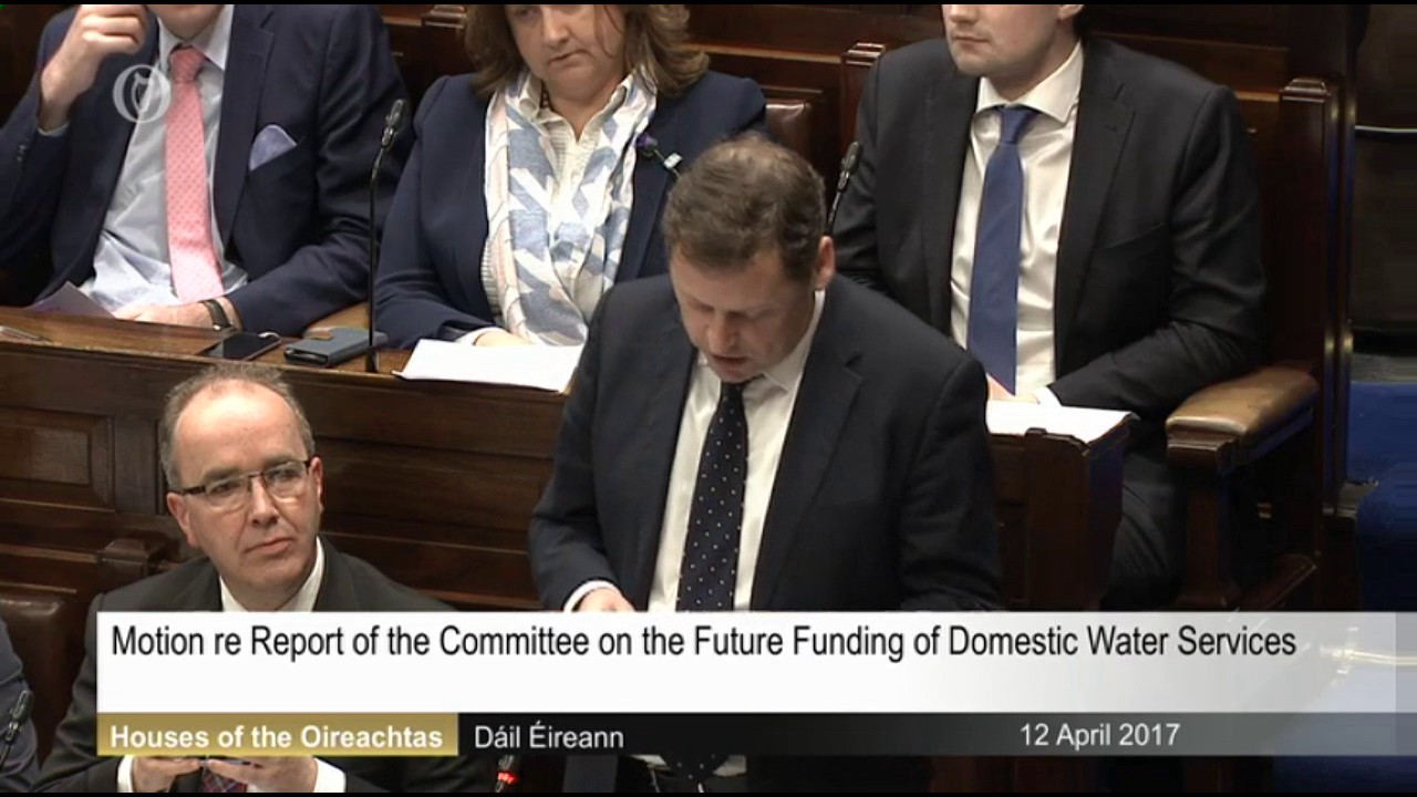 Barry Cowen TD on the end of the water charges regime - YouTube