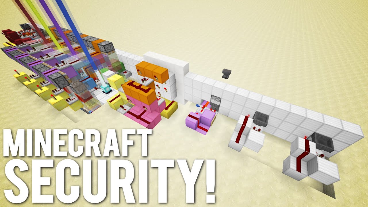 Minecraft: Ultimate Base Protection System [The Mega Lock] - YouTube