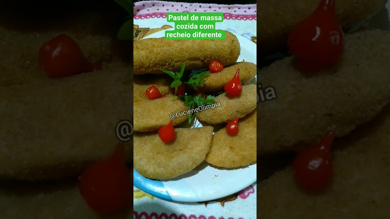 Pastel de massa cozida com recheio diferente é só sabor #shorts - YouTube
