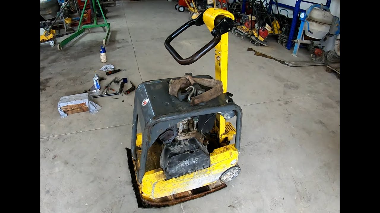 Wacker Neuson vibration plate - control handle failure and repair of ...