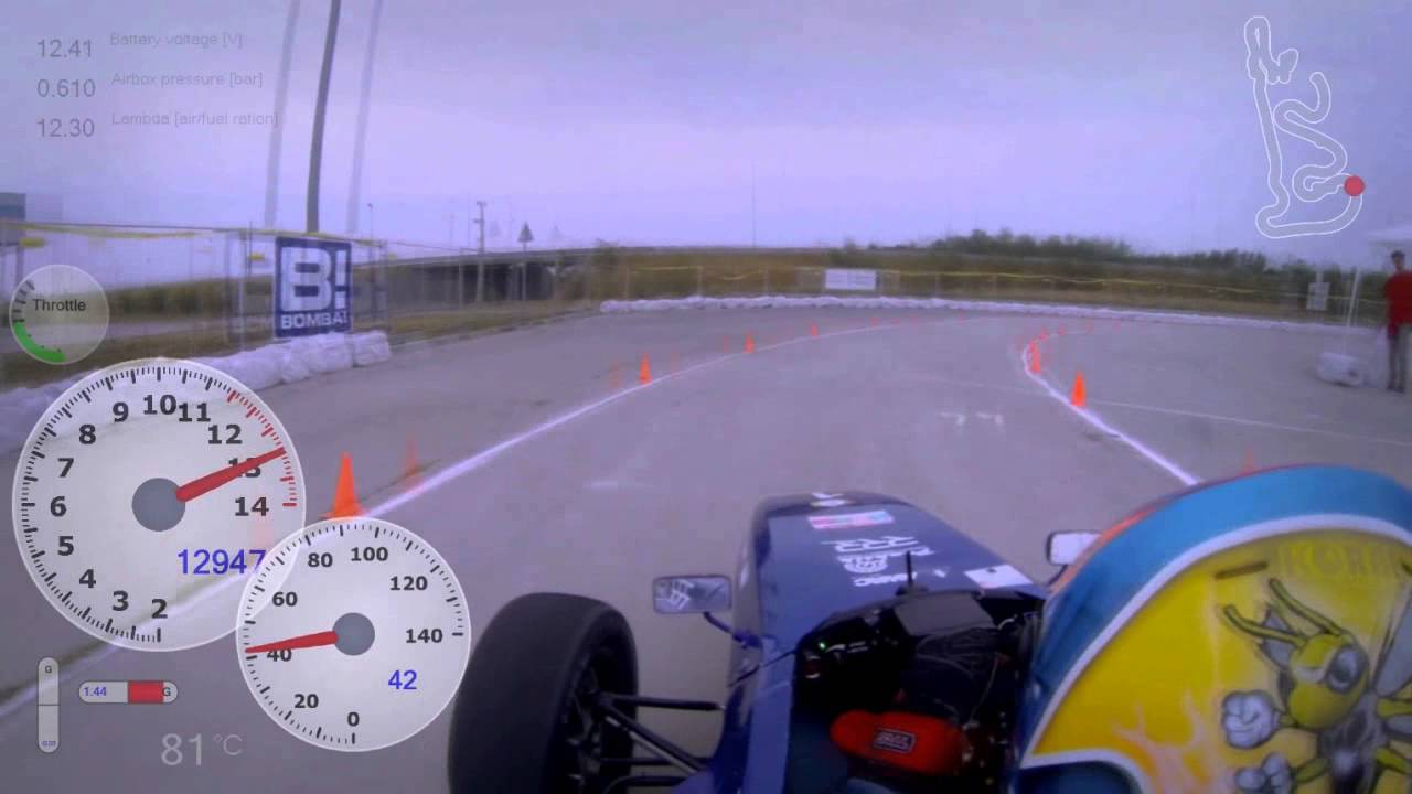 Formula Student Hungary 2013 - Autocross - T. Krcma - UWB Racing Team ...