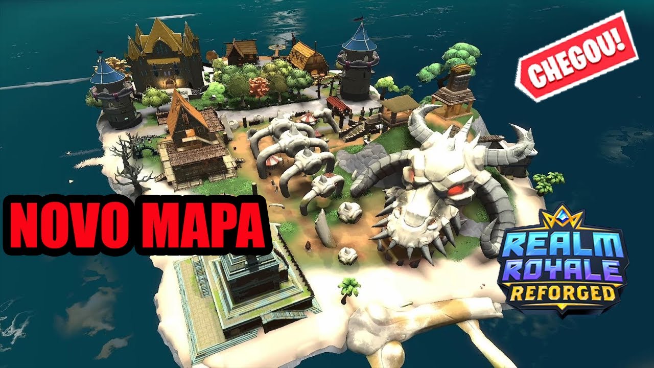 CHEGOU !!!! NOVO MAPA MODO INSANO REALM ROYALE REFORGED!! - YouTube