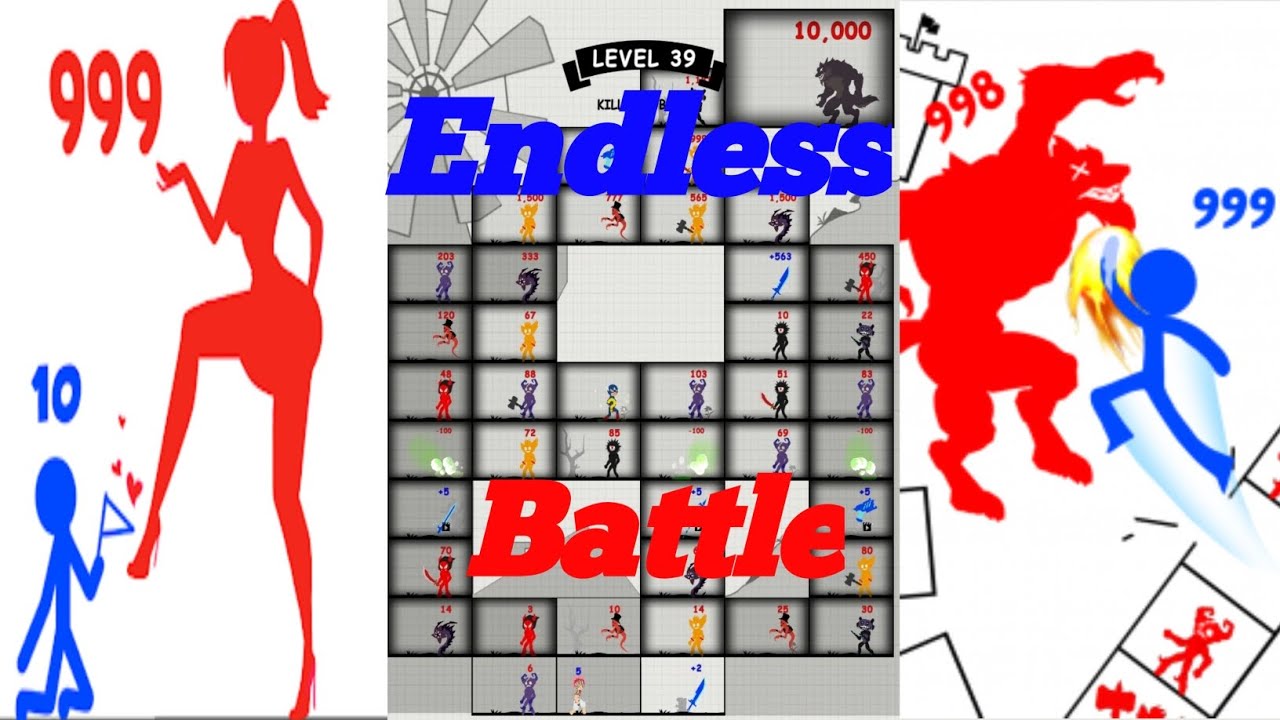 Stick Fight Endless Battle Mobile Game || Level 39 Stickman Defense ios ...