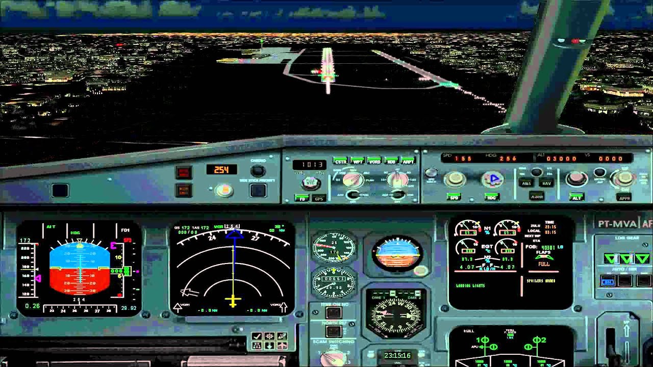Airbus A319-100 realistic GPWS call outs - YouTube