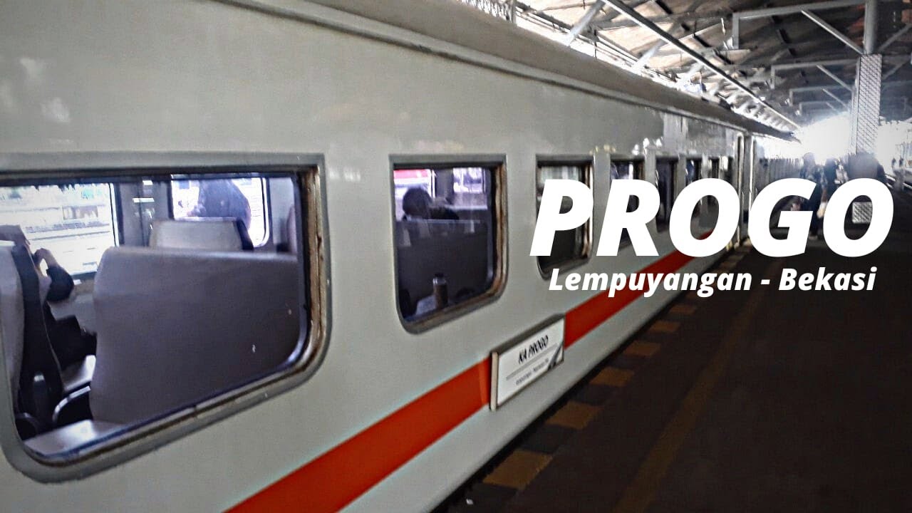 KERETA API PROGO JOGJA- BEKASI 2022| NAIK KERETA EXPESS MALAM - YouTube
