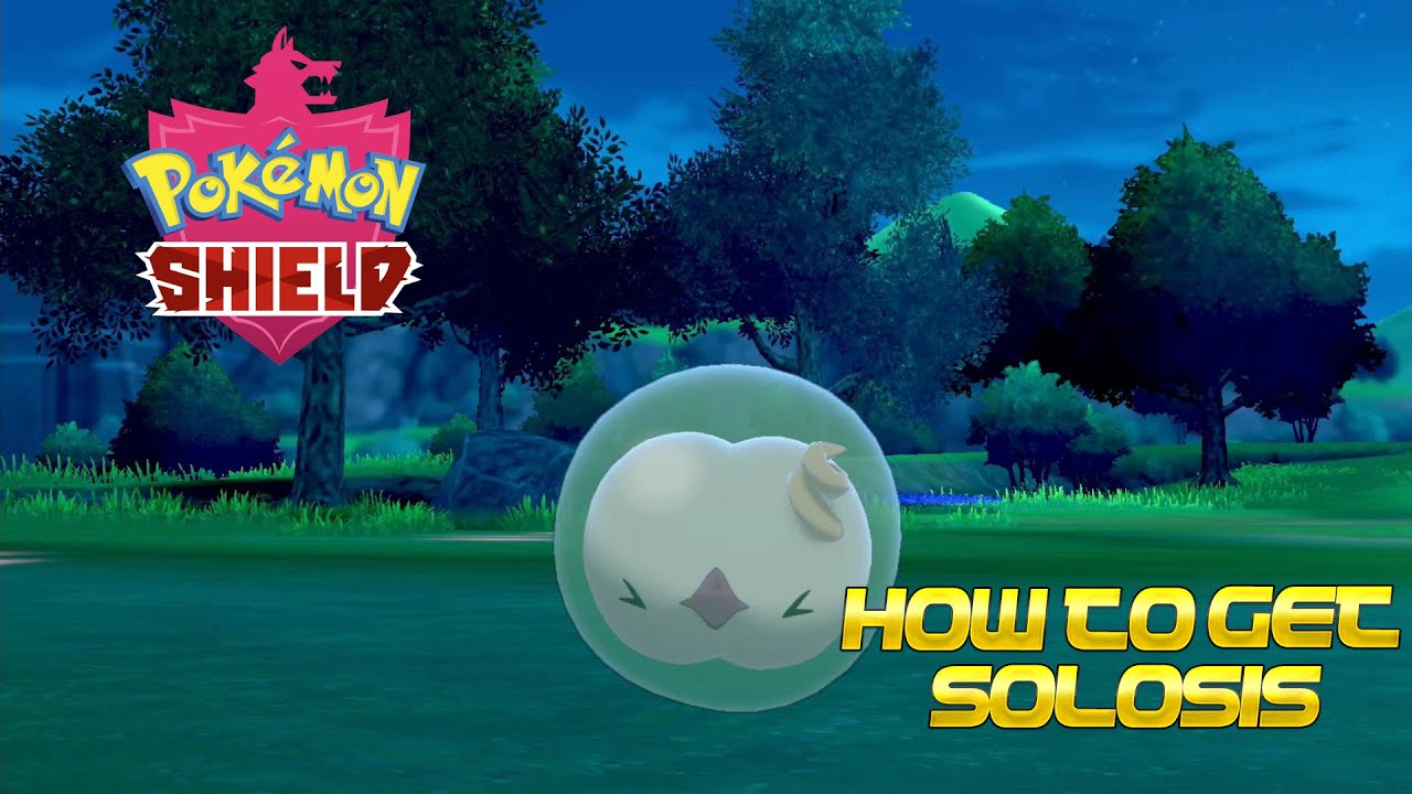 Pokémon Shield - How to get Solosis in the wild - YouTube