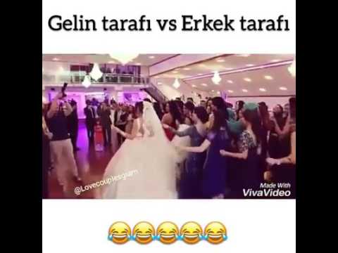 Düğün de kız tarafı erkek tarafı atışması