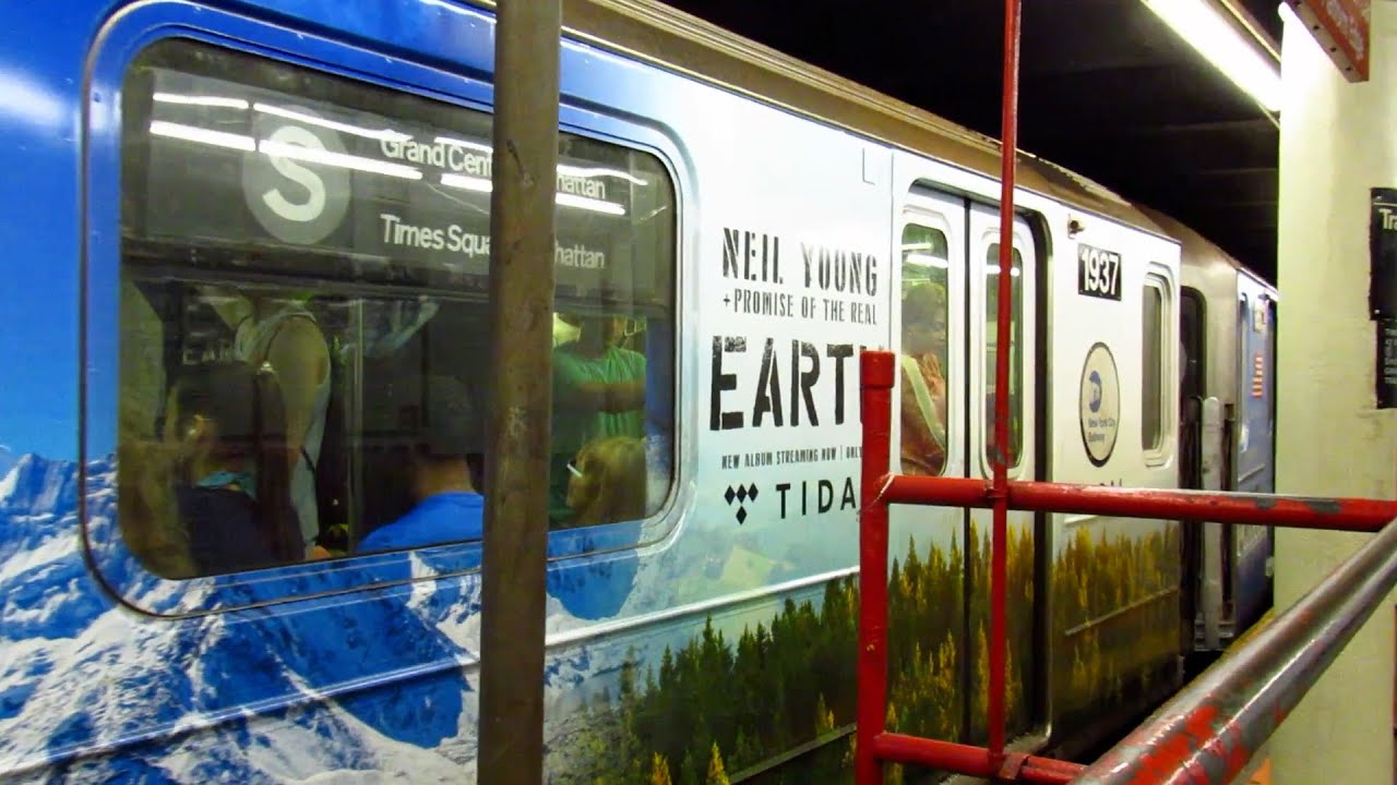 MTA New York City Subway: The 42nd Street Shuttle at the Times Square ...