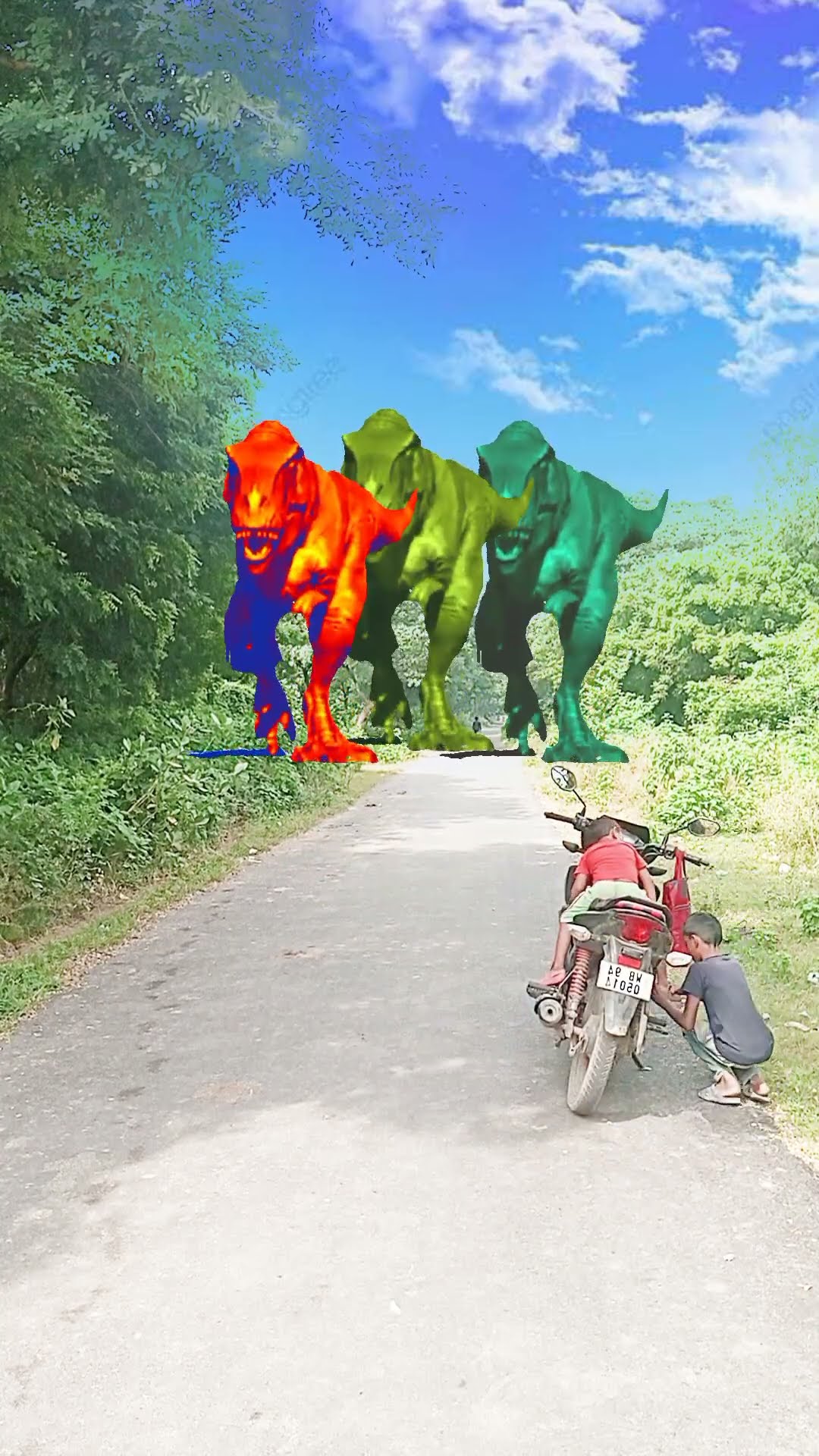 Big dinosaur Chase T-Rex chasing part - 846 #shorts #dinosaur #youtube ...