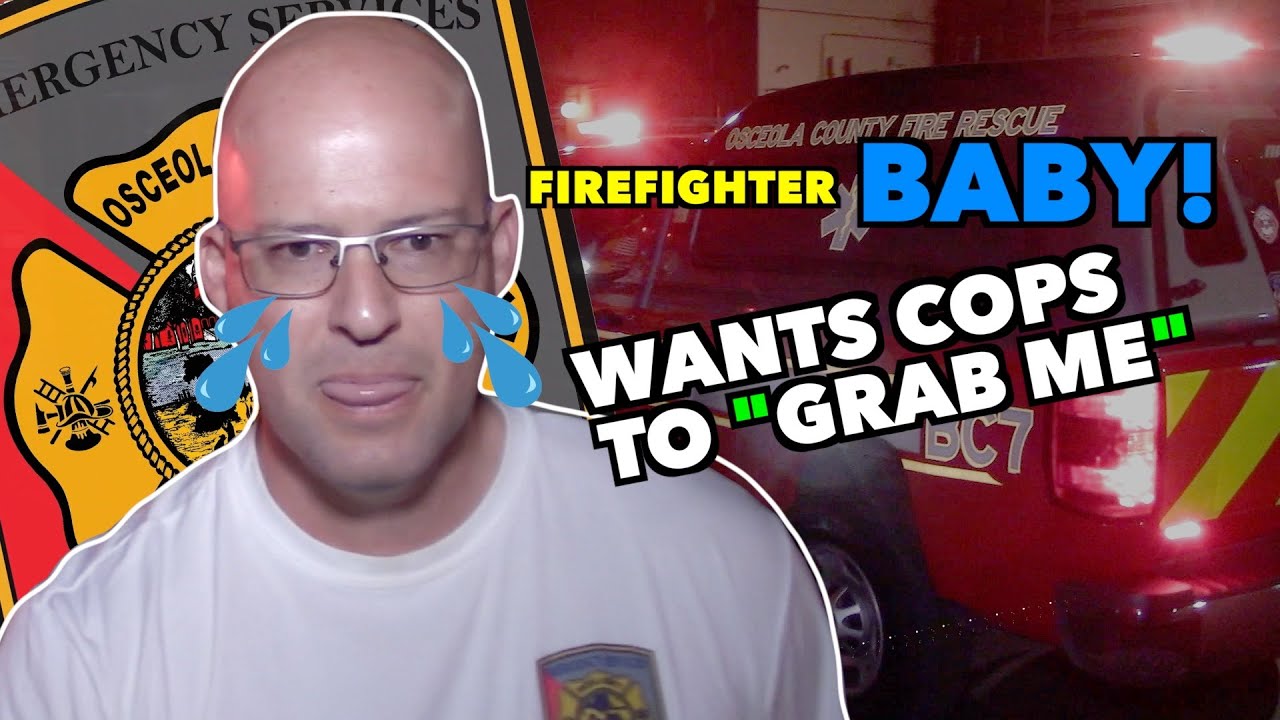 Firefighter wishes he was member of the blue-line gang. - YouTube
