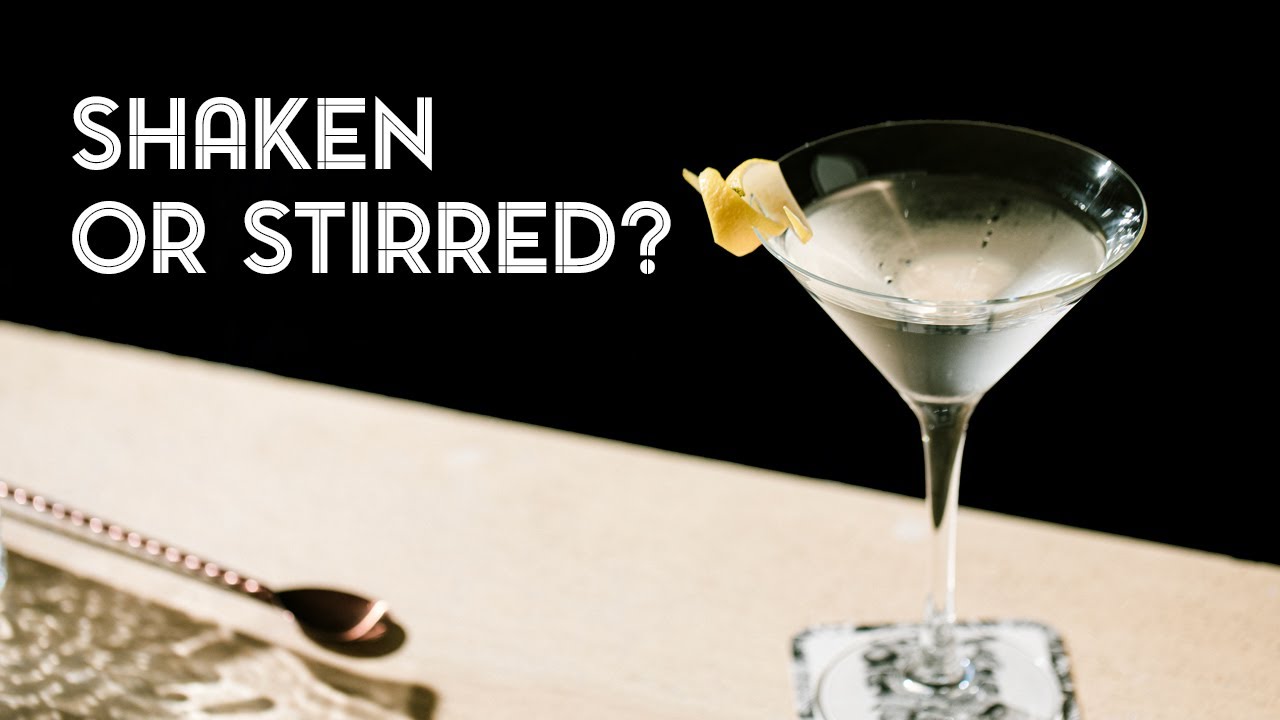 Ultimate Side by Side MARTINI & DAIQUIRI Shaken vs. Stirred taste test ...