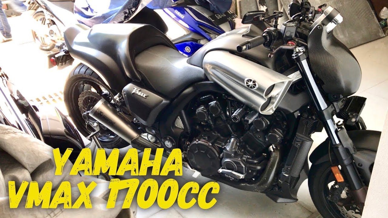 Motor yamaha Vmax 1700cc full carbon - YouTube