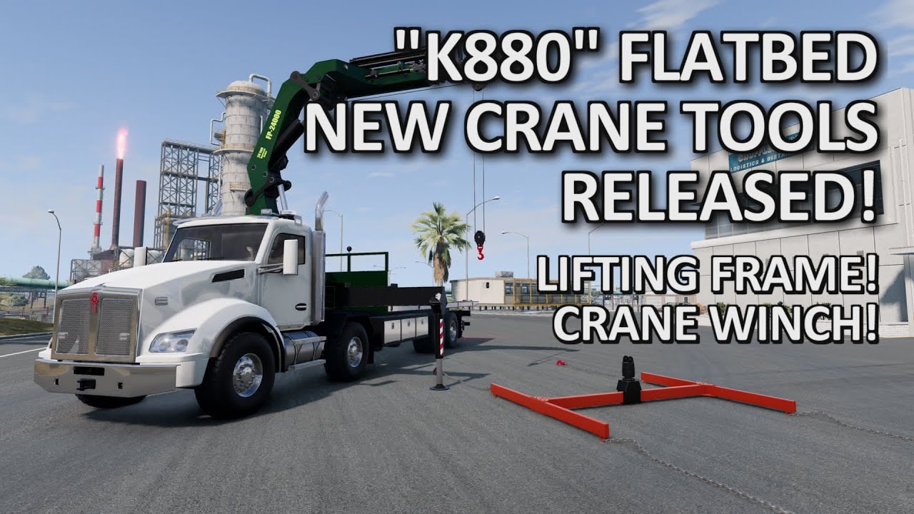 "K880" Flatbed. New Crane Tools Released | BeamNG.drive - YouTube