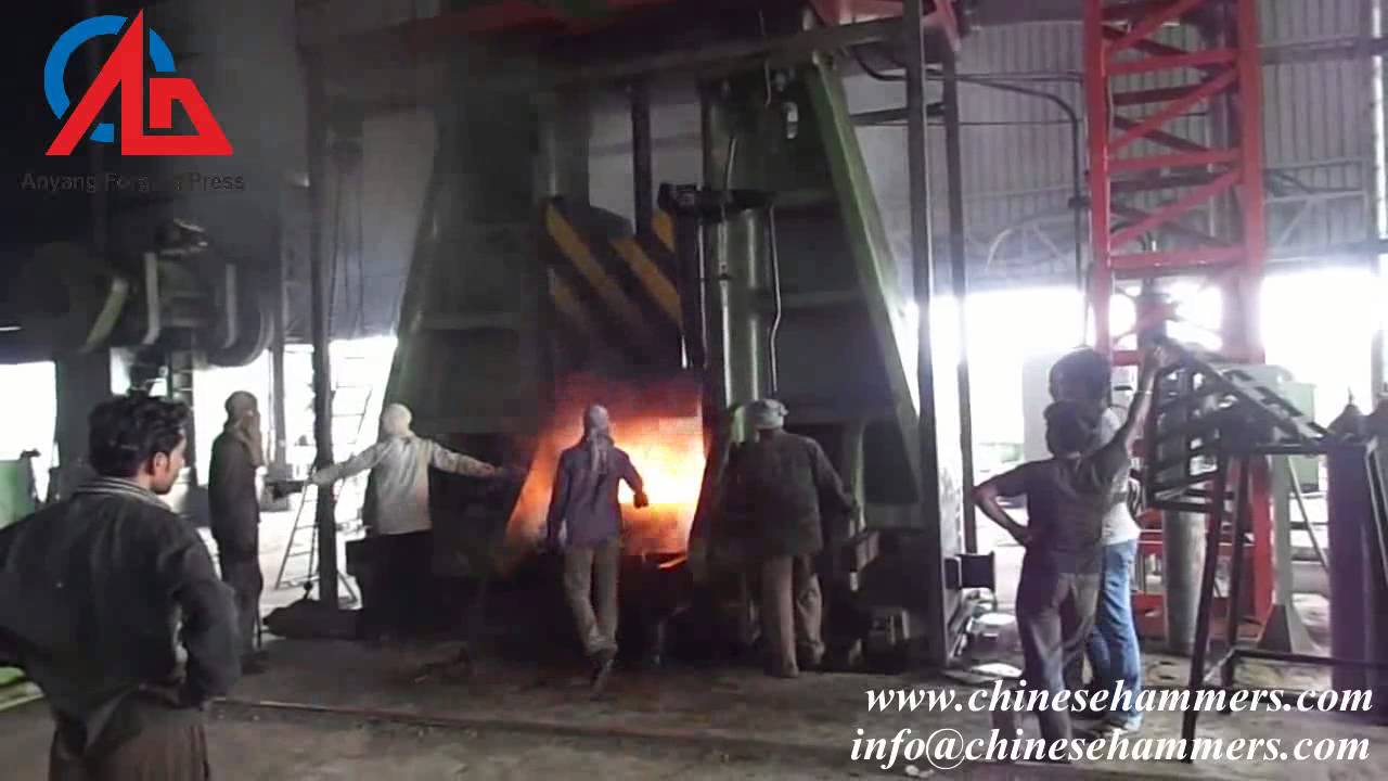 forge flanges,forging machine - YouTube