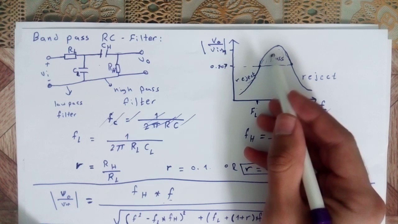 passive RC filter 3 - YouTube