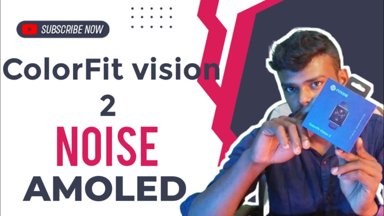 noise ColorFit vision 2 AMOLED screen fitness watch #fitnesswatch # ...