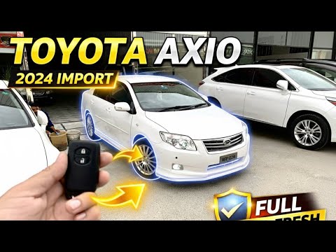 Toyota Axio | 2024 Auction | Fresh import | Luxury Cars Review - YouTube