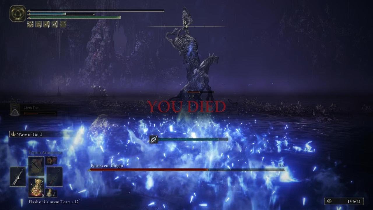 Putrescence Knight SotET ELDEN RING DLC Gameplay - YouTube