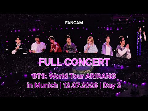 [4K] BTS FULL CONCERT in Munich | BTS World Tour ARIRANG | Day 2 | 12.06.2026