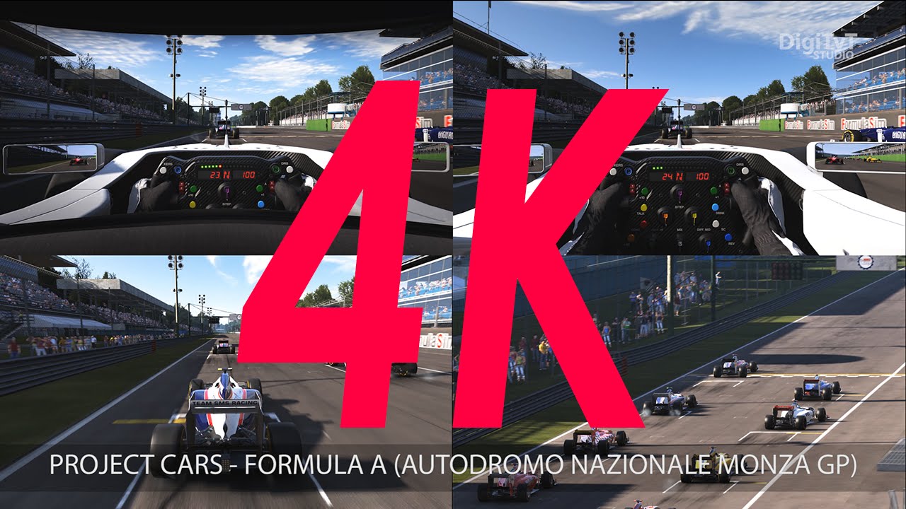 Project Cars - Formula A (Autodromo Nazionale Monza GP) - 4K - YouTube