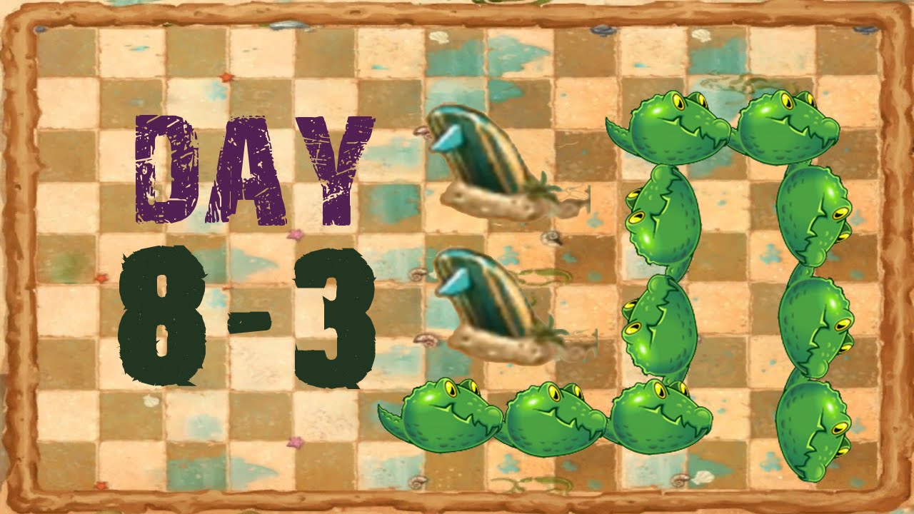 [Pre-1.8] Plants vs. Zombies 2 China - Big Wave Beach - Gluttonous ...