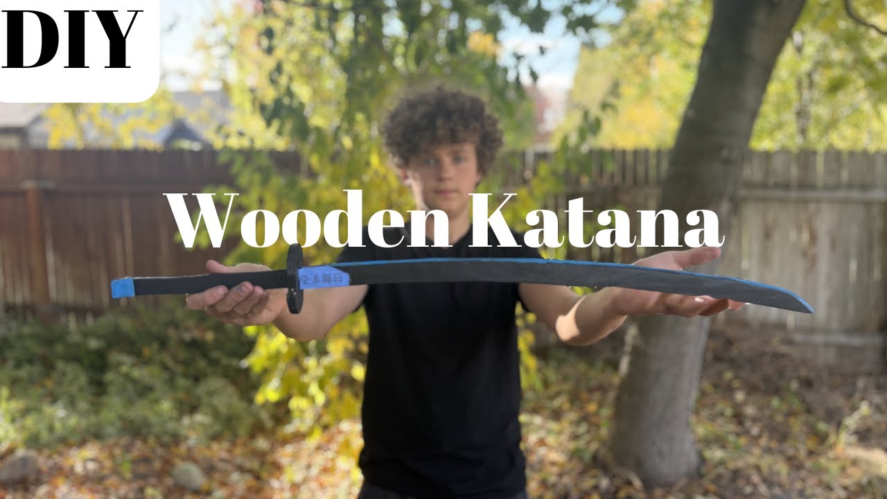 Making Wooden Katana DIY - YouTube