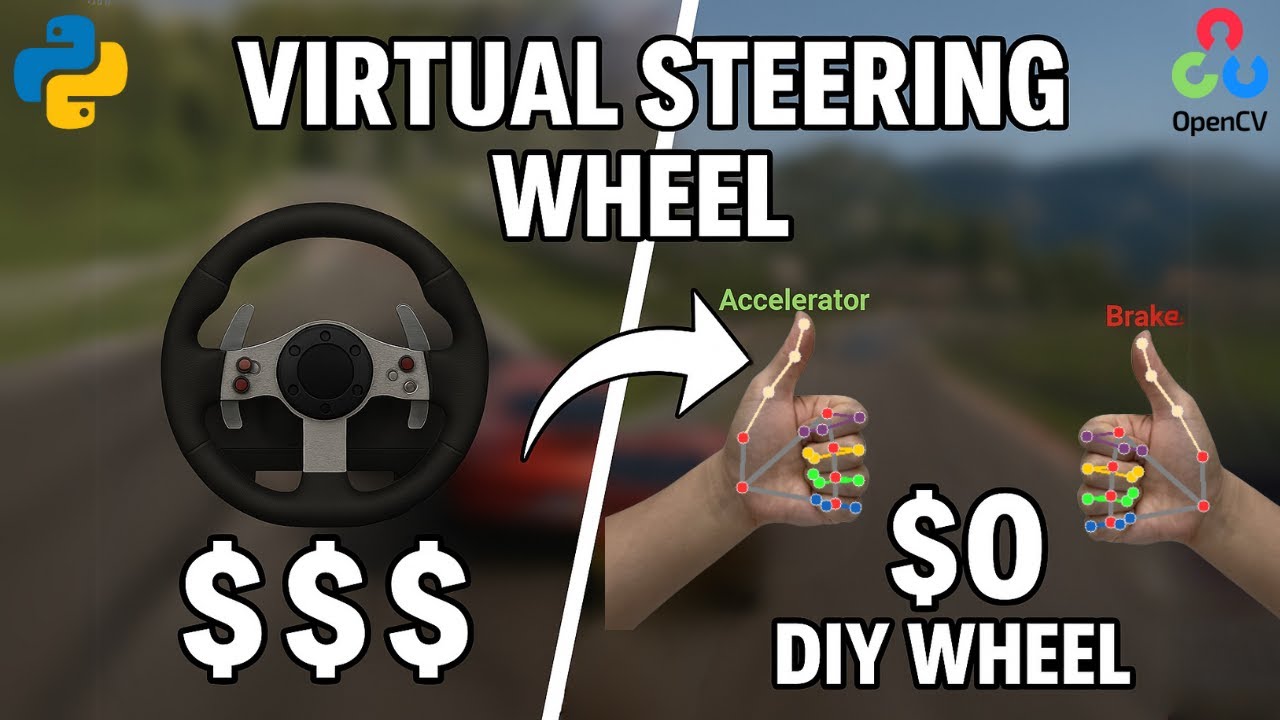 I Turned My Hands Into a Virtual Steering Wheel!! - YouTube