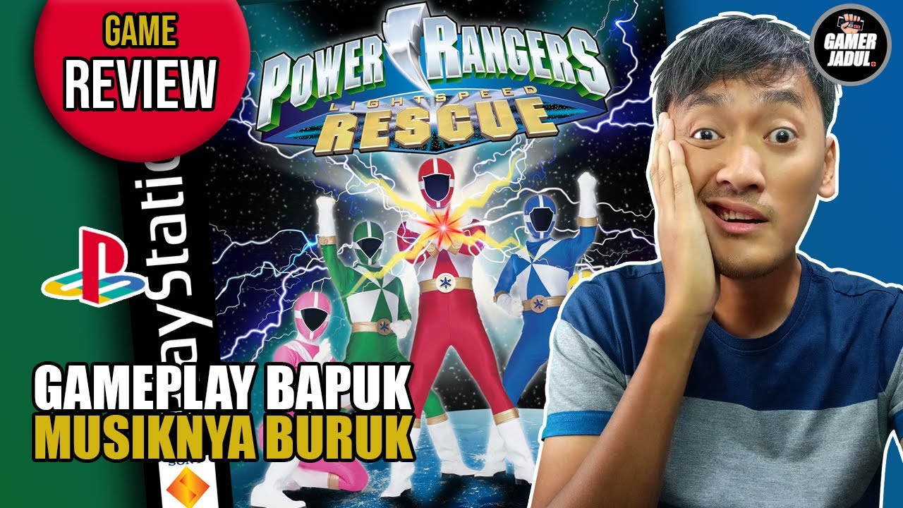 POWER RANGERS LIGHTSPEED RESCUE PS1 (2000) | Retro Game Jadul Nostalgia ...