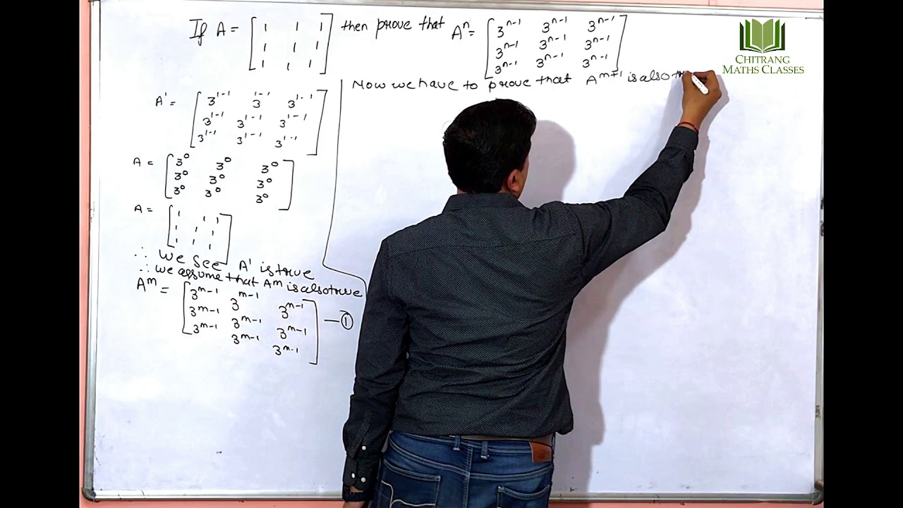 Matrices-Class 12- Matrices proving By P.M.I - YouTube
