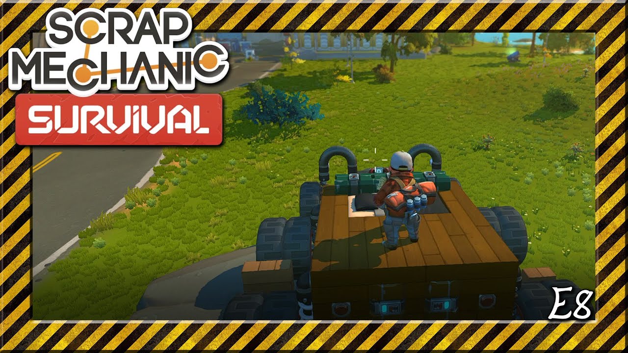 Scrap Mechanic Survival E8 Warehouse and Unboxing - YouTube
