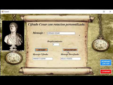 Cifrado de Cesar con rotación personalizada - YouTube
