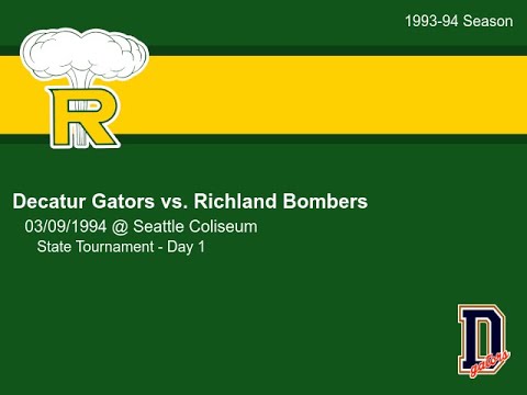 Decatur Gators vs. Richland Bombers 03/09/1994 - YouTube