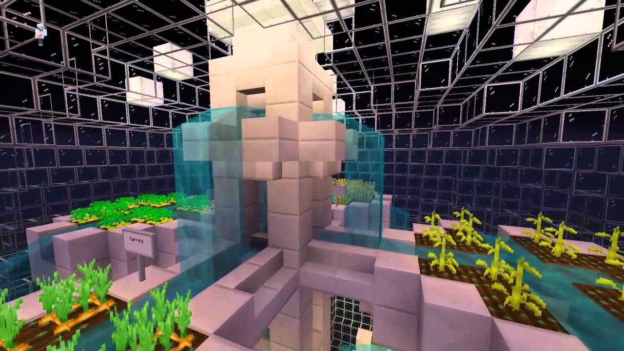 Futuristic Minecraft Smart House (PS4) - YouTube