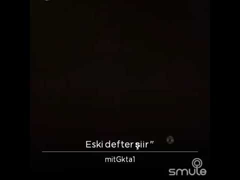 Şiir Eski bir defter