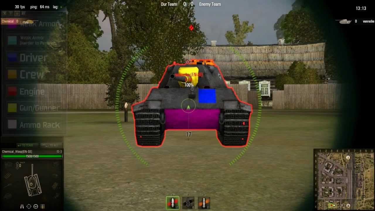 World of Tanks: E-50 Weak Spots - YouTube