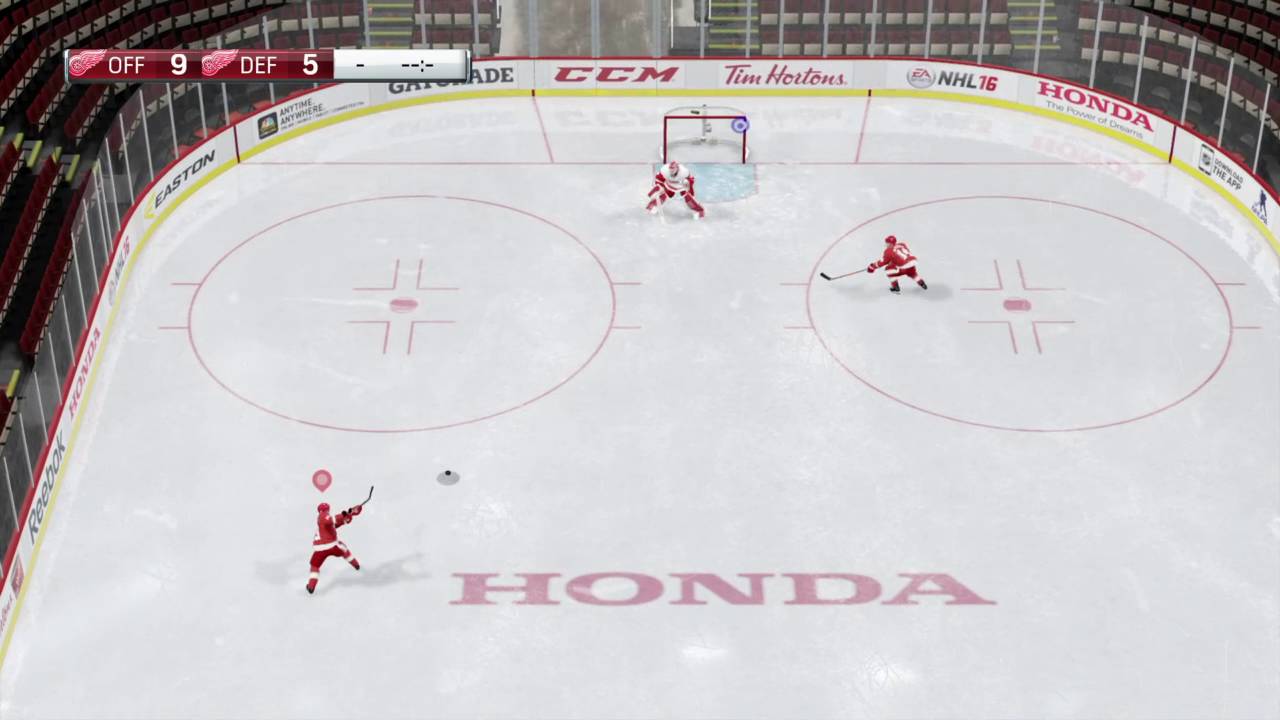 NHL® 16 Slap Pass Practice - YouTube