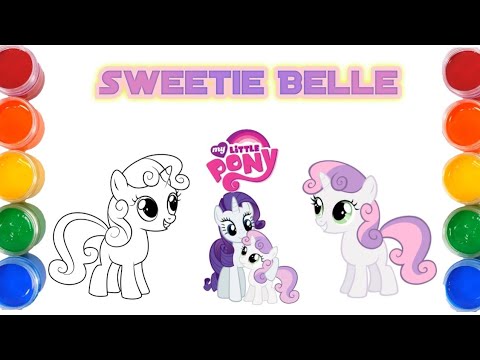 How to Draw Sweetie Belle | My Little Pony | Step by Step Tutorial ...