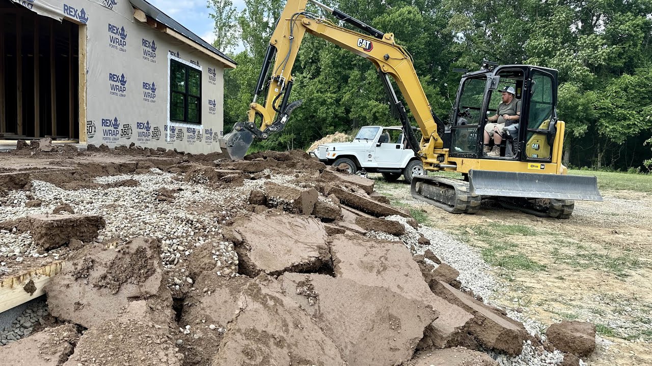 Concrete Disaster at our New House Build - YouTube