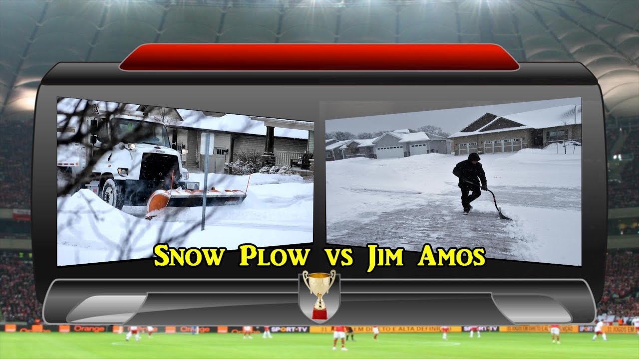 Snow Plow vs Jim Amos - YouTube