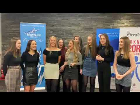 Orkney Sports Awards: U17's Netball Team - YouTube