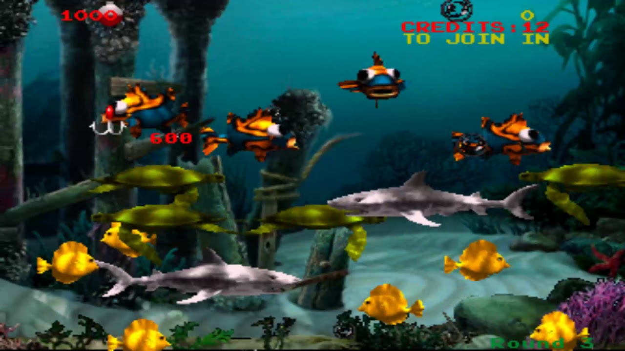 ARCADE MACHINES MAME FISHIN' FRENZY 1995 PROTOTYPE JAGUAR HARDWARE TIME ...