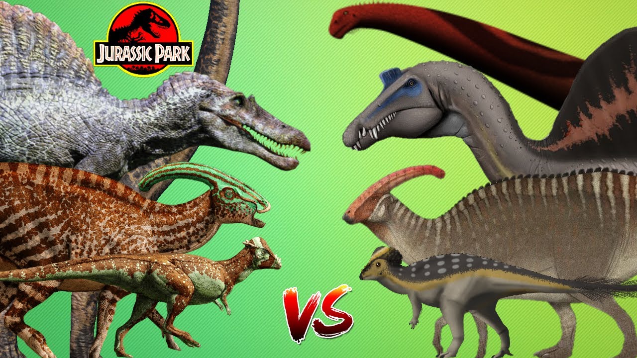 Jurassic Park DINOSAURS vs REAL DINOSAURS Size Comparison - YouTube