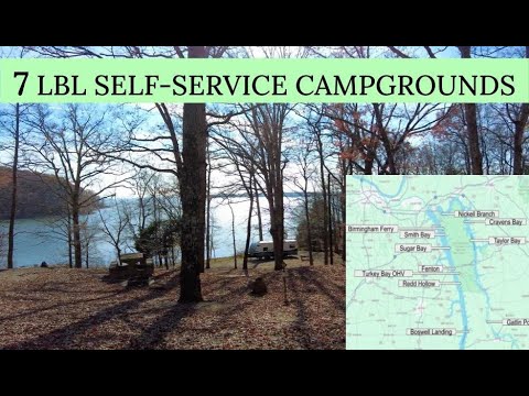 Touring 7 Land Between the Lakes Self-Service Campgrounds - YouTube