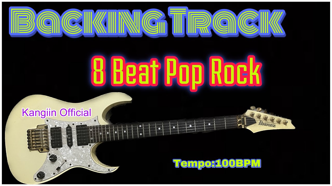 BACKING TRACK 8 BEAT POP ROCK - YouTube