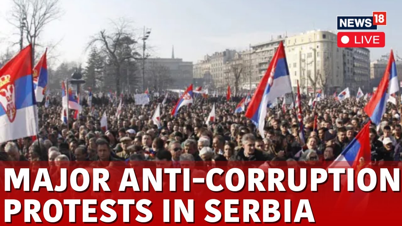 Serbia Protest LIVE | Serbia Students Block Three Main Bridges In Novi ...