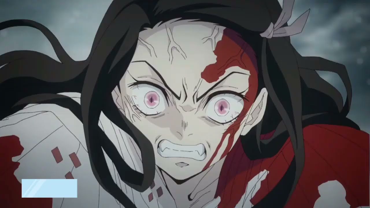 KNY [Demon Slayer] - Nezuko fight against Giyuu to protect Tanjiro ...