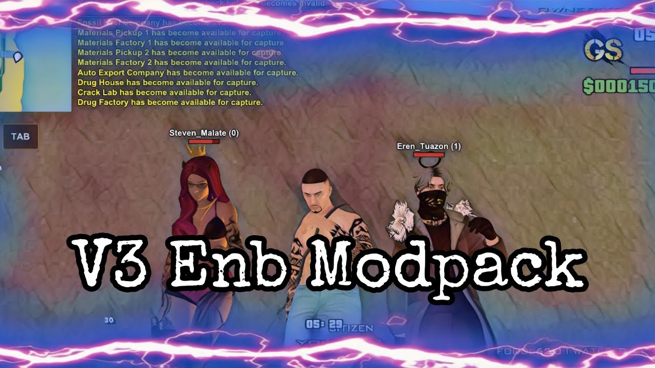V3 Enb Modpack | Gta San Andreas Online | By Xavier - YouTube
