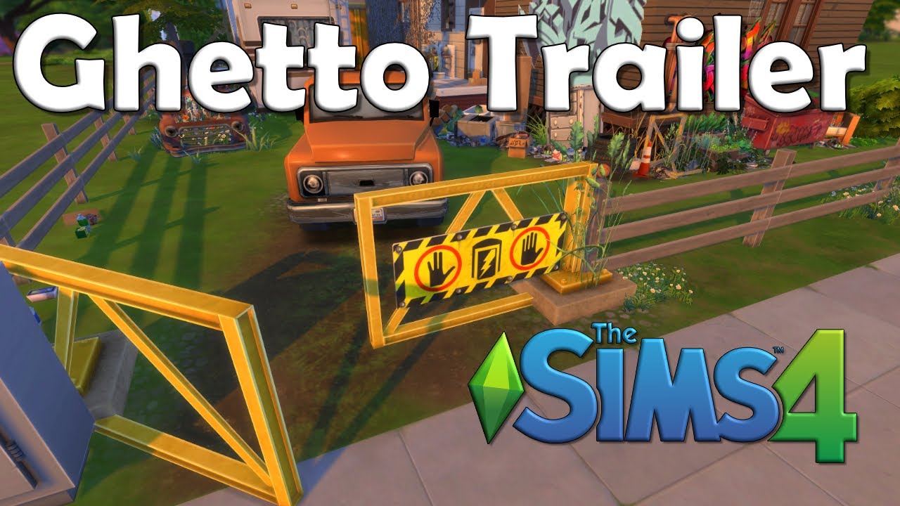 Ghetto Trailer || Sims 4 || Speed Build || No CC - YouTube